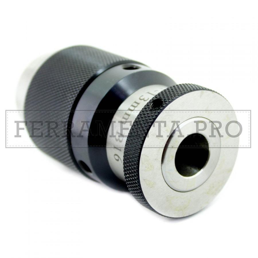 MANDRINO AUTOSERRANTE A ROTAZIONE PROFESSIONALE ATTACCO CONICO per TRAPANO A COLONNA ...